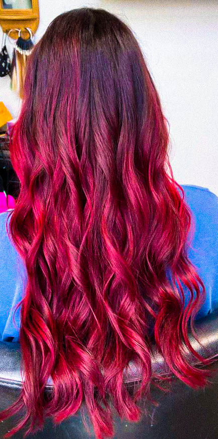 Red hair color – Urban Edge Salon | Fargo’s Best Hair & Beauty Salon
